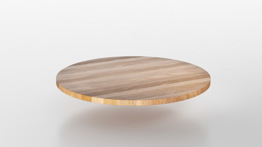 Runde Tischplatte massiv vom Schreiner - Woodq | Woodq